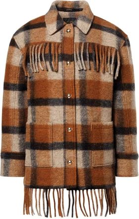 Goldbergh Arissa Karojacke mit Fransen - - Sport - Damen - Braun - M