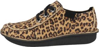 Clarks Femme Funny Dream, Suède imprimé léopard, 40 EU