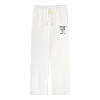 Casablanca Tennis Club Icon Pintuck Jogger - Homme - Pantalons - Blanc - Taille: L