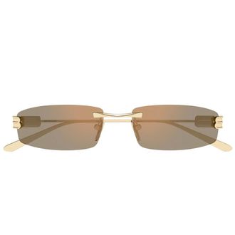 Balenciaga Everyday Rectangular Sonnenbrillen - - Accessories - Damen - Gelb - ONE SIZE