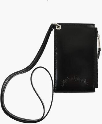 Palm Angels Glossy Eco-Leather Cardholder with Tone-on-Tone Logo size Unica