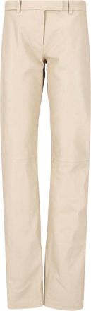 Calvin Klein Straight Lamb Nappa Trousers