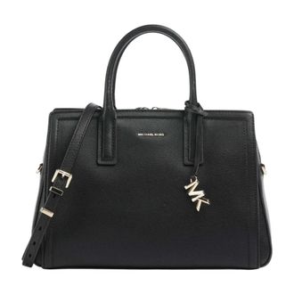 Michael Kors Laila Mittelgro&szlig;e Ledersatchel - - Bags - Damen - Schwarzk - ONE SIZE