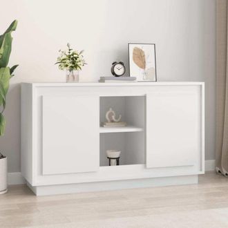 vidaXL Buffet blanc 102x35x60 cm bois ding&eacute;nierie Vidaxl