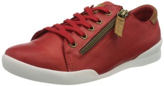 Andrea Conti Damen 0347839 Sneaker, rot/Brandy, 37 EU