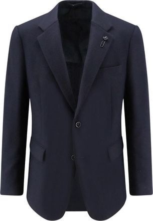 Lardini Sakko mit fallendem Revers und Einreiher - - Jackets - Herren - Blau - 2XL