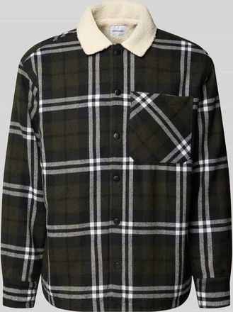 Jack & Jones Regular Fit Hemdjacke mit Teddyfell Modell ZAC