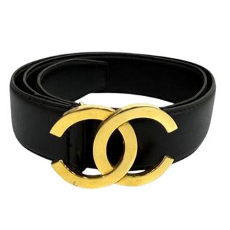 Chanel Ceinture Vintage Pre-owned - Femme - Pre-owned - Noir - Taille: ONE Size