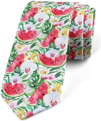 Generic Cravate Pour Hommes Rouge Vert Bleu Jaune &Eacute;l&eacute;gant Necktie R&eacute;glable Cravate Pour Homme Pour &Eacute;v&eacute;nements F&ecirc;te Accessoires