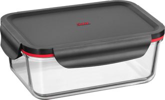 Silit Storio Vorratsdose 21 x 14 cm, Glasbehälter mit Deckel, luftdichter Aroma-Deckel, Frischhaltedose zum Vorbereiten, Aufbewahren und Servieren