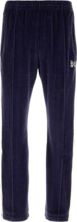 Needles Homme, Pantalons, Violet, Taille: L Narrow Track Pant - C/Pe Velour