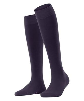 Falke Softmerino W Kh Laine Coton Unies Chaussettes Hautes, Rouge Wineberry 8761, 39-40 Femme