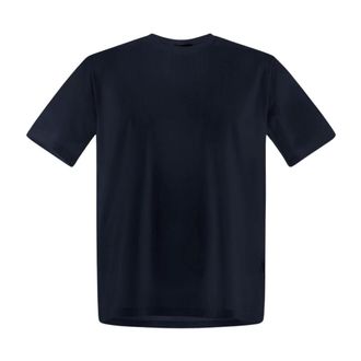 Herno Homme, Tops, Bleu, Taille: XL T-Shirt Stretch en Coton Superfine