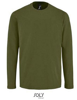 SOLS Langarmshirt 1er/2er Pack Herren Langarm-Shirt f&uuml;r M&auml;nner Gr. XS bis 4XL (1-tlg) 100% Baumwolle - 190 g/m&sup2;
