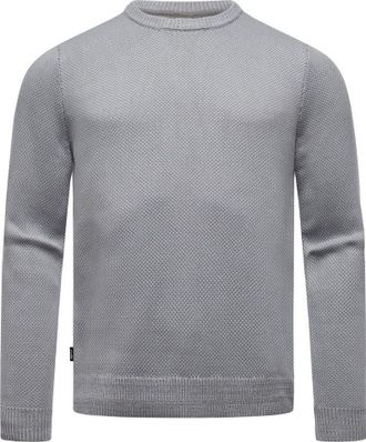 Ragwear Strickpullover Larrs stylischer Herren Sweatpullover mit Rippb&uuml;ndchen