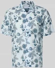 Manuel Ritz Regular Fit Freizeithemd mit Reverskragen