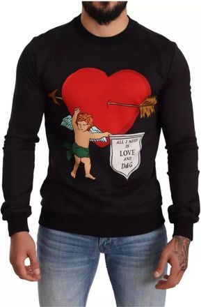 Dolce & Gabbana Homme, Sweatshirts et sweats &agrave; capuche, Multicolore, Taille: XS Pull ras du cou