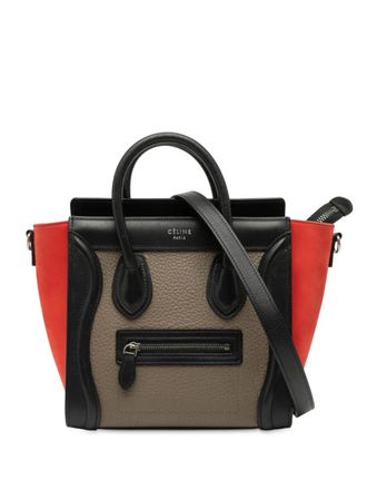 Celine mini sac &agrave; bandouli&egrave;re Luggage (2010-2025) - Marron