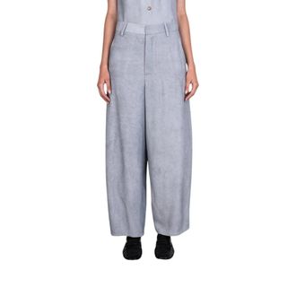 Alysi Femme, Pantalons, Bleu, Taille: 38 FR Wide Pantalons