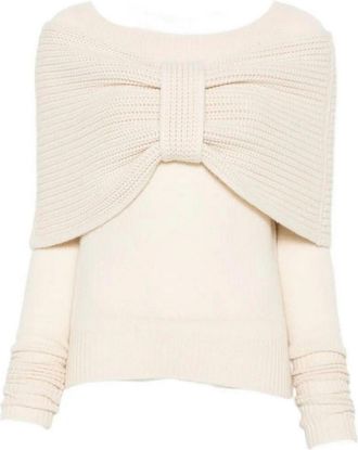 Ermanno Scervino Pull Col Rond - Blanc