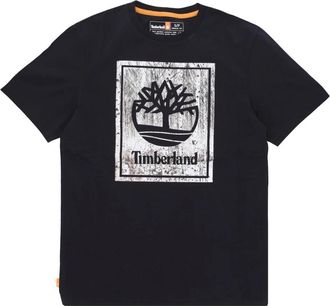 Timberland Stack Tee Kurzarm - - Tops - Herren - Schwarzk - XL