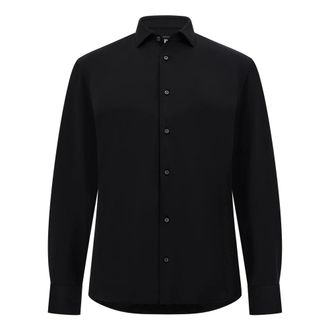 Boggi Milano Homme, Chemises, Noir, Taille: M Polo Piqu&eacute; Regular Haute Performance S.Caf&eacute;