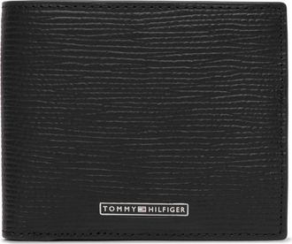 Tommy Hilfiger Geldb&ouml;rse Tommy Hilfiger Th Business Saffiano Cc And Coin AM0AM14784 Schwarz