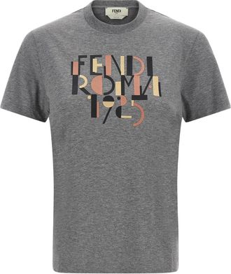 Fendi t-shirt Roma 1925 - Gris