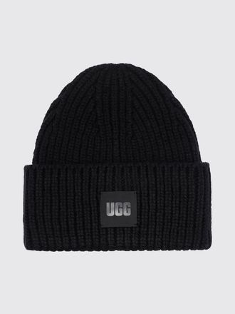UGG Bonnet Chunky en m&eacute;lange de laine c&ocirc;tel&eacute;e avec &eacute;cusson logo