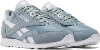 Reebok Womens Classic Nylon Sneaker, Soft Slate Soft Slate White, 37 EU