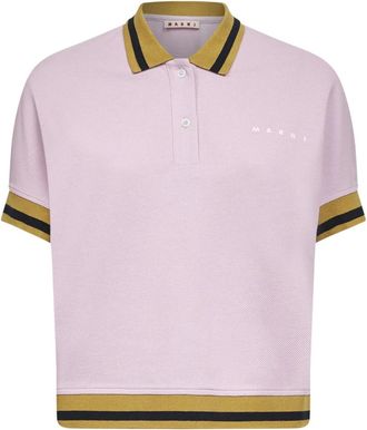 Marni Femme, Tops, Rose, Taille: 34 FR Polo Piqu&eacute;