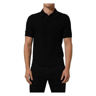 Dolce & Gabbana Polo Shirts - - Tops - Herren - Schwarzk - XS