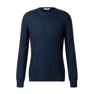 Gran Sasso Rundhals-Strickware - - Knitwear - Herren - Blau - 2XL