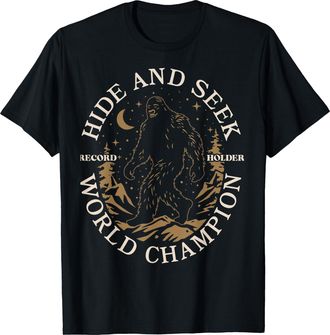Trendy Apparel Hide and Seek Record Holder World Champion T-Shirt