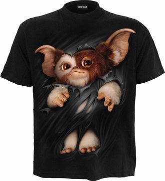 Spiral WB Studio - Gremlins - Gizmo - Front Print T-Shirt Schwarz - XXL