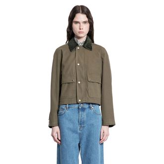 Burberry WOMAN GREEN JACKETS