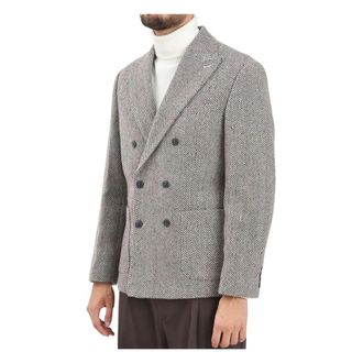 Selected Zweireihiges Sakko - - Jackets - Herren - Braun - 2XL