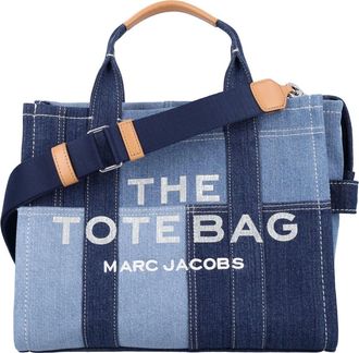 Marc Jacobs Femme, Sacs, Bleu, Taille: ONE Size The Denim Medium Tote Bag