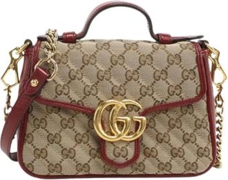 Gucci Mini sac &agrave; main vintage Pre-owned - Femme - Pre-owned - Beige - Taille: ONE Size