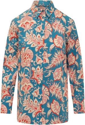 Etro Femme, Blouses et Chemises, Multicolore, Taille: 36 FR Long Sleeve Shirt
