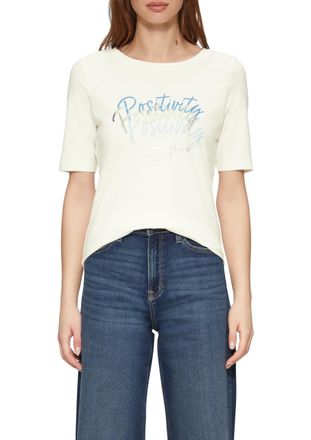 s.Oliver Jersey-T-Shirt im Slim Fit mit Frontprint