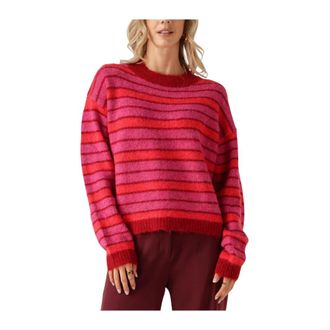 Ydence Rosa Strickpullover Aria - - Knitwear - Damen - Mehrfarbig - XS