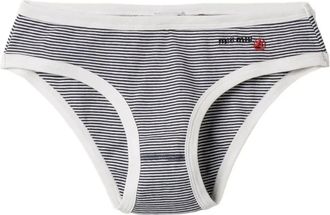 Miu Miu x Petit Bateau culotte en jersey nervuré - Bleu