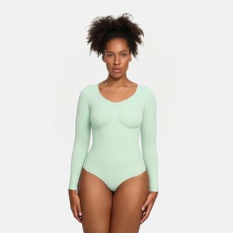 creamy fabrics Bodysuit Sculpting Shapewear Longsleeve mit Slip