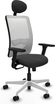 Piqueras y Crespo B&uuml;rostuhl Zulema, verstellbare Armlehne, h&ouml;henverstellbare Lendenwirbelst&uuml;tze und festes Kopfteil, ausgestattet mit Sincro 3 Positionen und Schneidesc