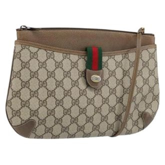 Gucci Sac bandouli&egrave;re vintage doccasion - Femme - Pre-owned - Beige - Taille: ONE Size