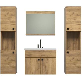 M&S Collection Haven Badm&ouml;belset 5 Teile Eiche Dekor