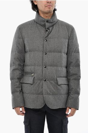 Woolrich Quilted Wool LUXE Down Jacket Größe Xxl
