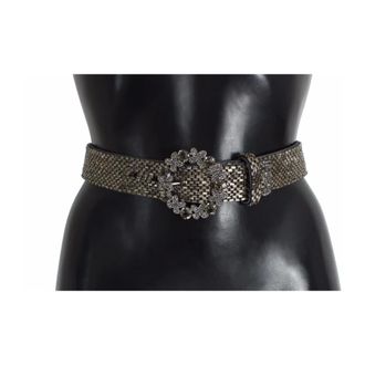 Dolce & Gabbana Femme, Accessoires, Multicolore, Taille: ONE Size Ceinture Taille Paillettes Cristal Multicolore