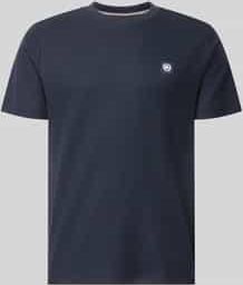 Lerros T-Shirt mit Label-Patch und Rundhalsausschnitt